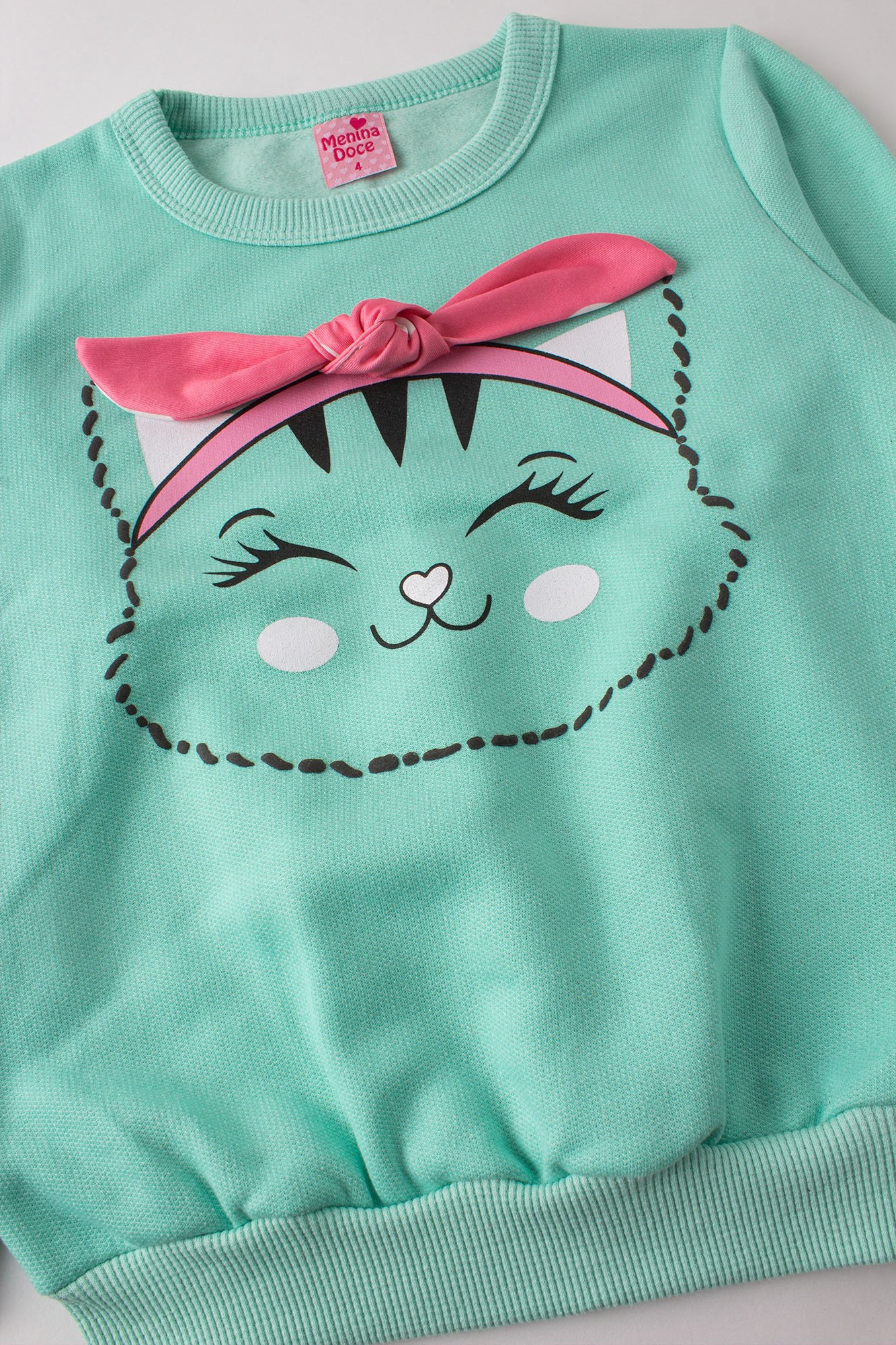 Conjunto Infantil Feminino Moletom Peluciado/Suplex Sublimado Peluciado ...