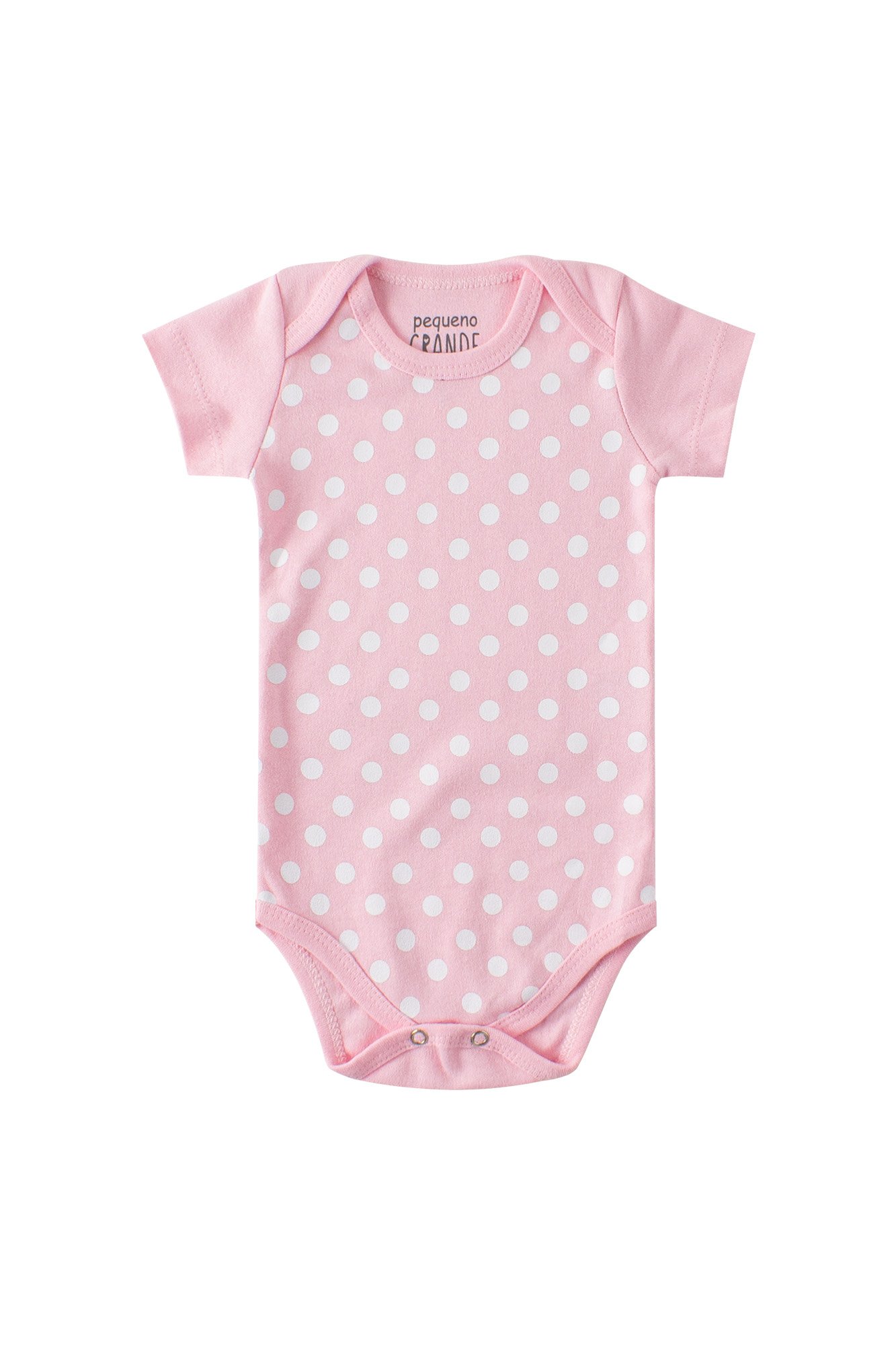 Kit Body Bebê 5 Peças Suedine Happy Day - Pequeno Big Amor