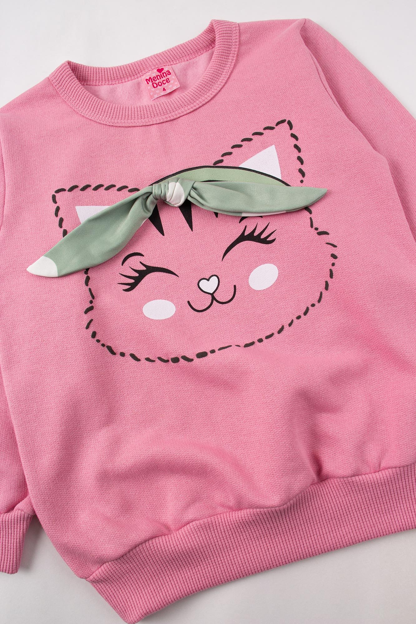 Conjunto Infantil Feminino Moletom Peluciado/Suplex Sublimado Peluciado ...