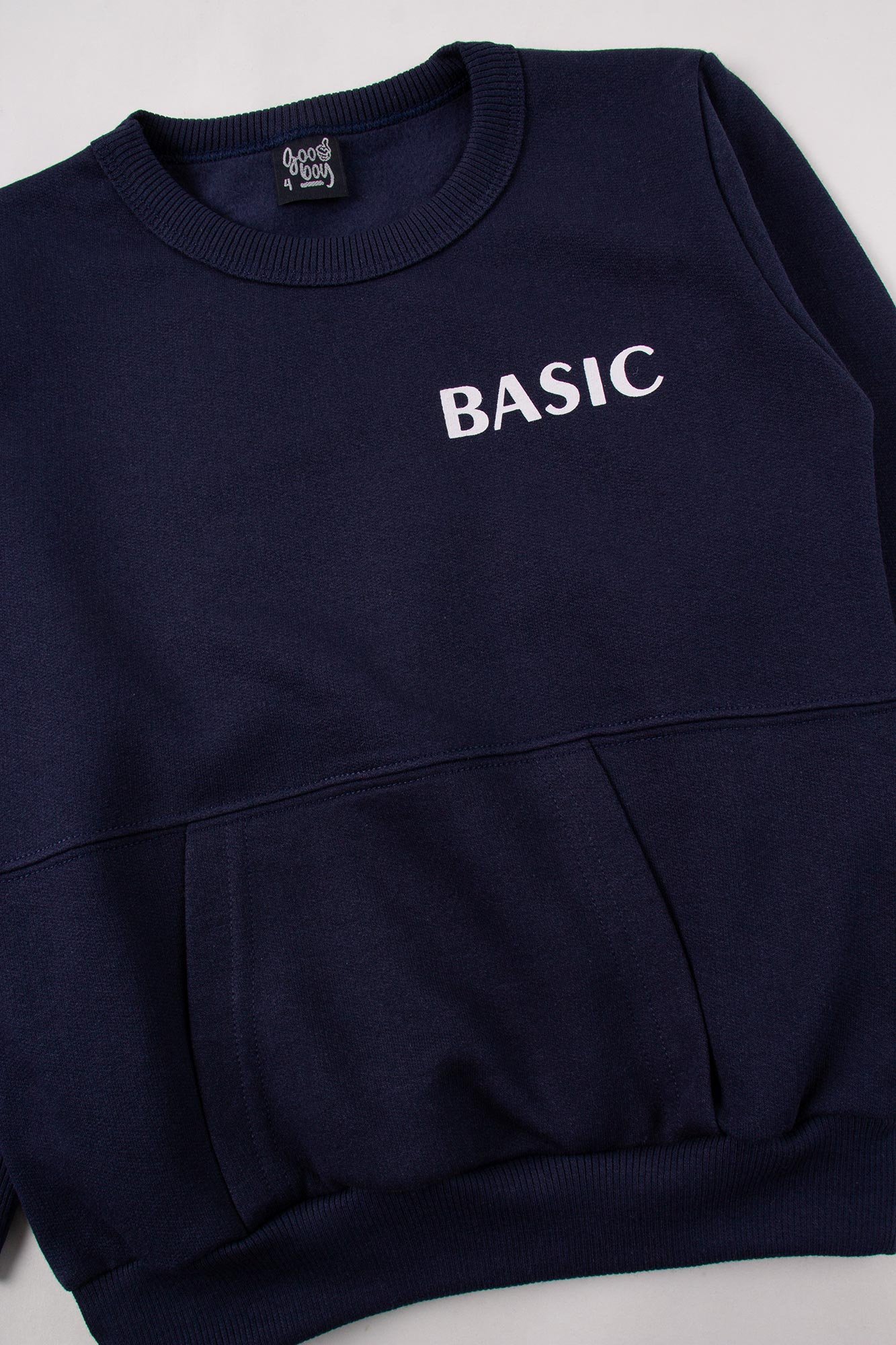 Conjunto Infantil Masculino Moletom Peluciado Basic - Good Boy / marinho